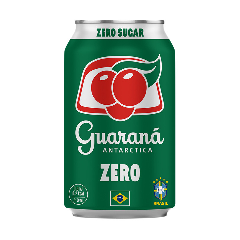 Guaraná Antarctica Zero Lata de 330ml