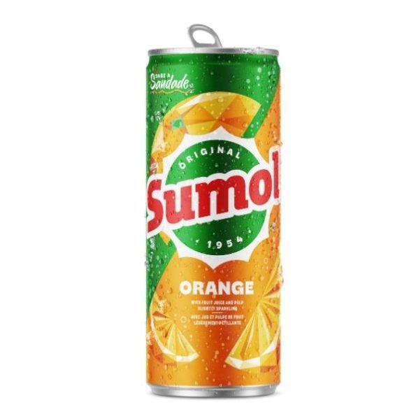 Sumol Sparkling Drink Orange Flavour 330ml Can
