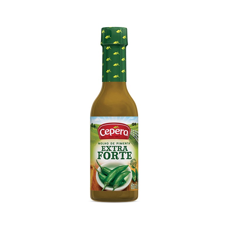 Cepêra Extra Strong Pepper Sauce 60ml - Delícias
