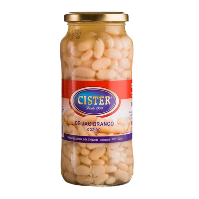Cister Cooked White Beans 540g Flask