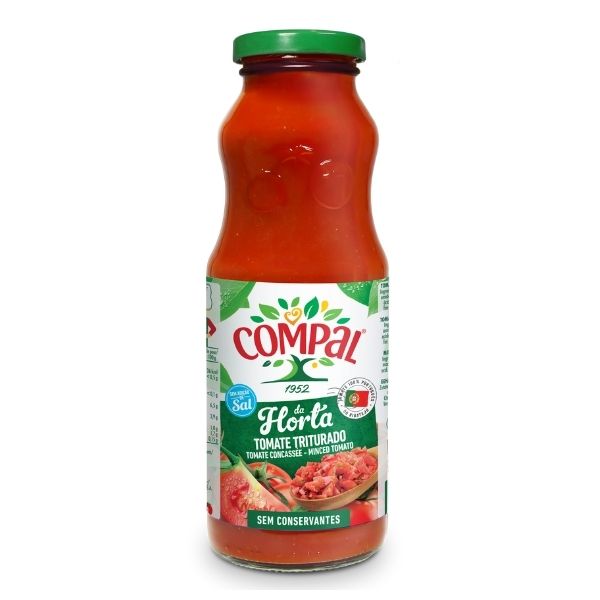 Compal Chopped Tomato Pulp Glass 500g