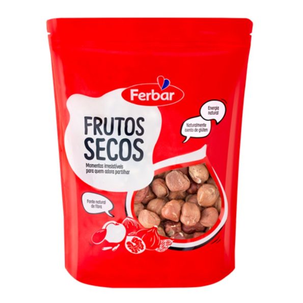 Ferbar Dry Hazelnuts Doypack 180g - Delícias