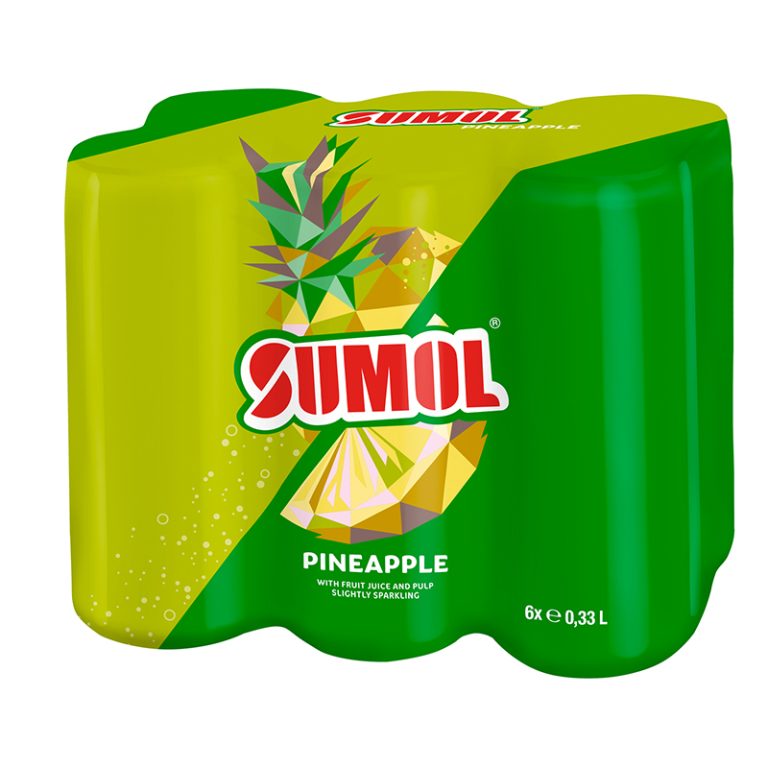 Sumol Sparkling Drink Pineapple Flavour 330ml Can